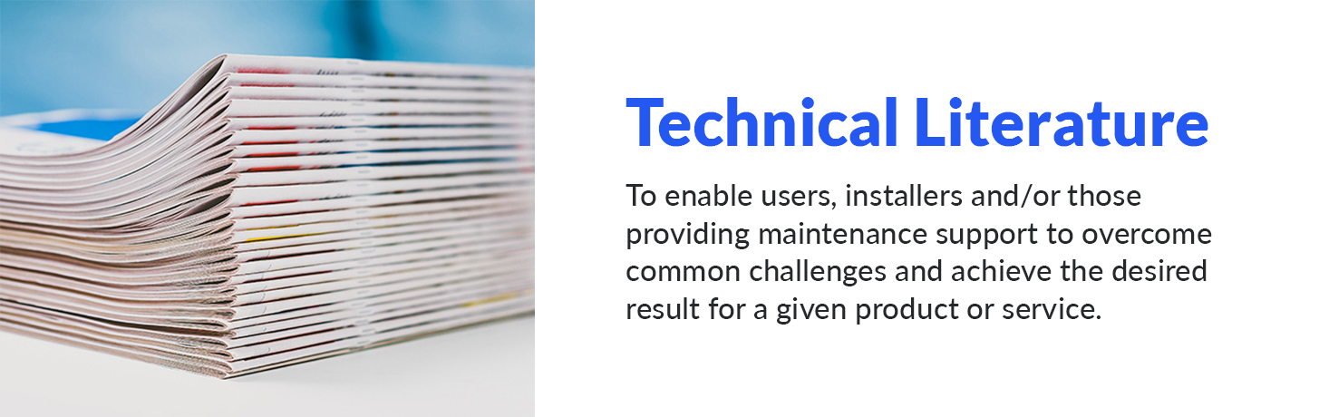 Tips for effective technical literature and user guides